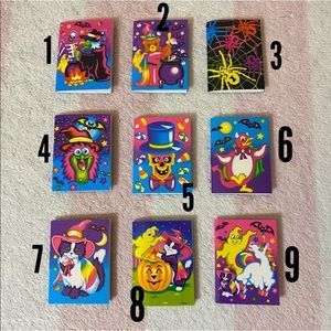 Lisa Frank | Accessories | Vintage Lisa Frank Mini Notebooks Halloween ...